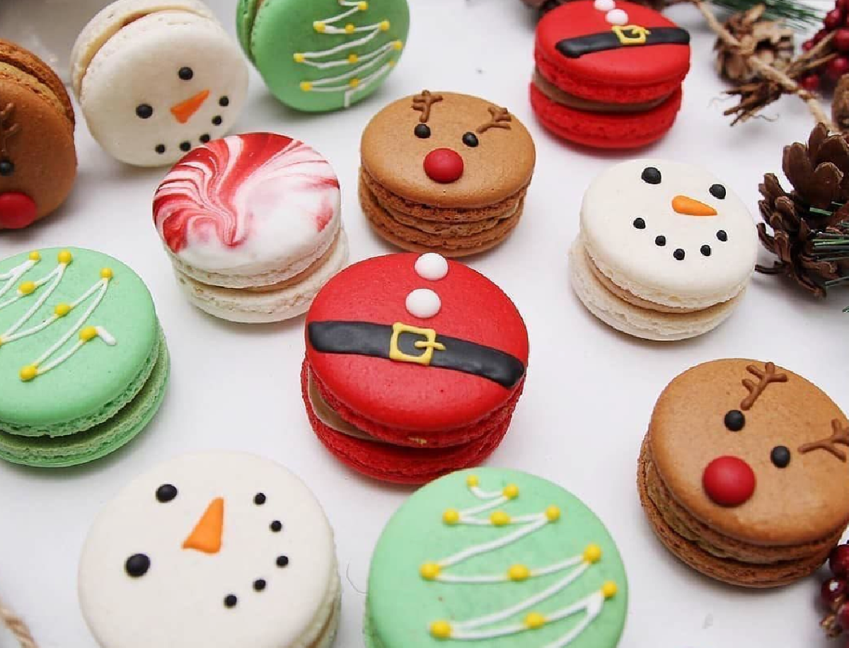 Chez Bogato - Atelier de pâtisserie - Macarons de Noël